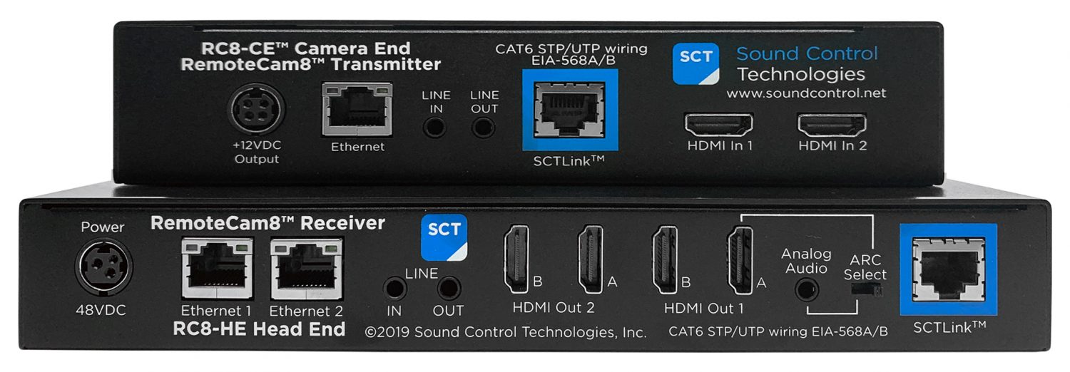 RC8 HDMI/Power/Ethernet Extension for Cisco Quad Camera - Sound Control ...