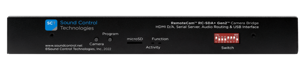 RC-SDA+ Gen2 - Sound Control Technologies