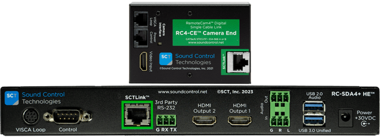 RC-SDA4+ BYOD Camera Bridge and Extender New! - Sound Control Technologies