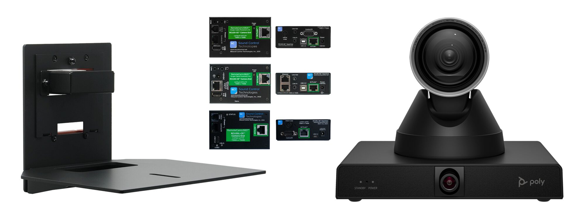 SCT Launches RCM-URMX, Custom Mount for Poly Studio E60 and RCU USB ...