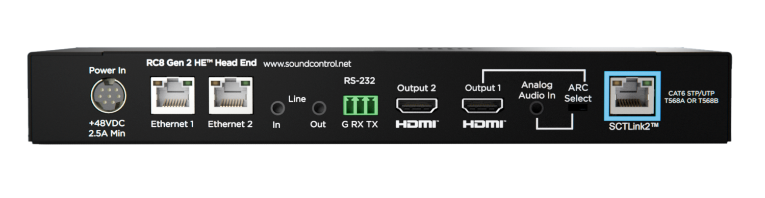 RC8 Gen2 HDMI/Power/Ethernet Extension for Cisco Quad Camera - Sound ...